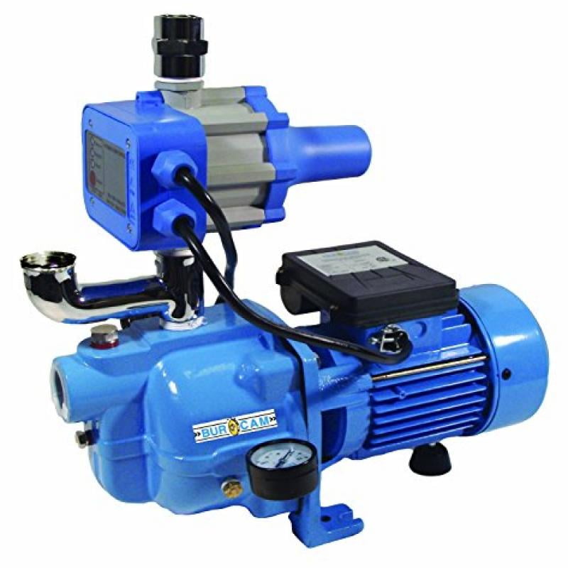 BurCam 503232S S.W. Cast Iron Jet Pump with Fluomac, 3/4 hp, 115V ...
