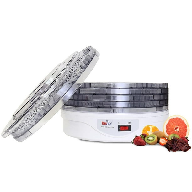 Total Chef Countertop Food Dehydrator with 5 Trays, Compact & Energy ...