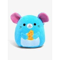 Squishmallows Squaz the Blue Mouse with Cheese 8 Stuffed Plush ...