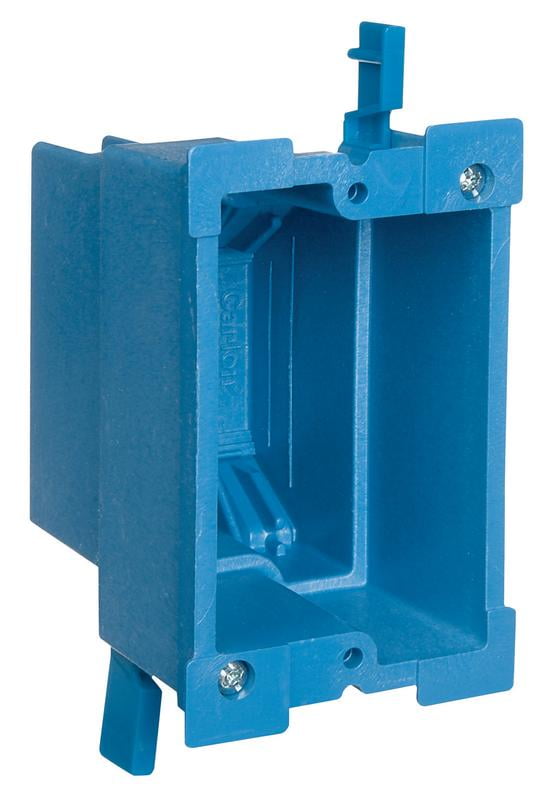 Carlon Super Blue BH118R Old Work Outlet Box, 1 Gang, 18 cu-in x 3-7/8 ... Carlon Super Blue BH118R Old Work Outlet Box, 1 Gang, 18 cu-in x 3-7/8 ...