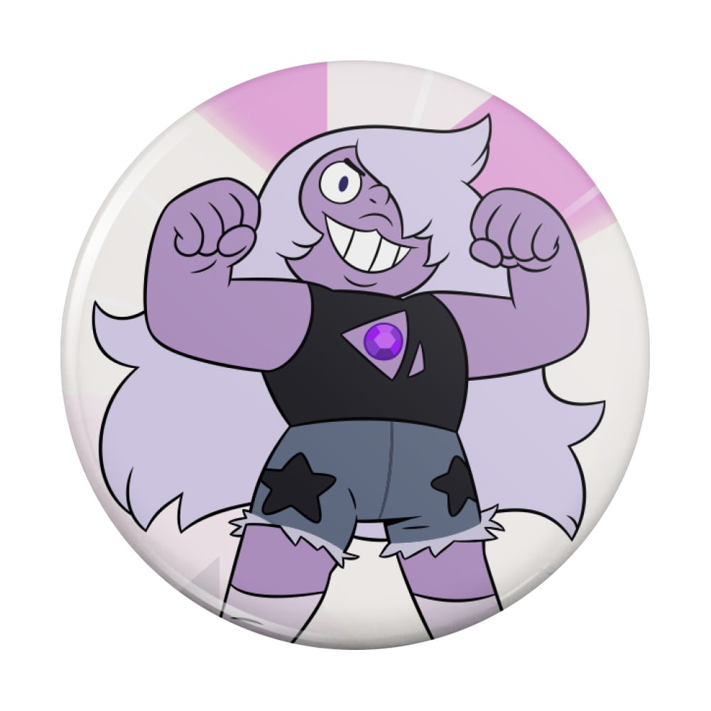 Steven Universe Amethyst Pinback Button Pin - Walmart.com