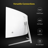 Z-EDGE U27C 27-inch Curved Monitor Full HD 1920x1080 75Hz 5ms VGA+HDMI ...