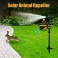 Solar Powered Garden Motion Sensor Automatic System, Animal Repellent ...