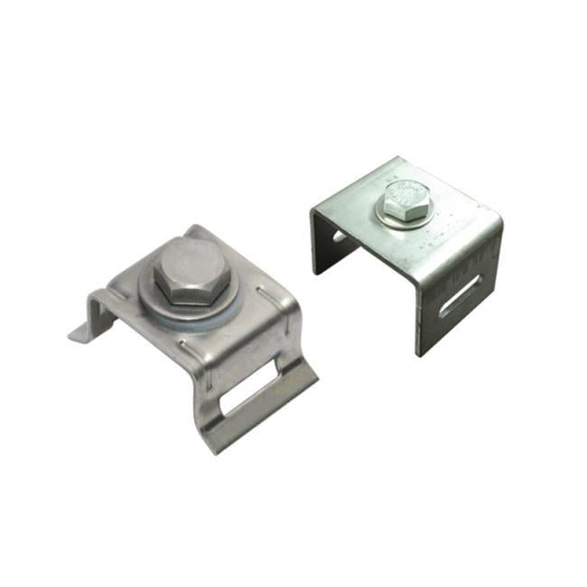 FECHOMETAL USA Galvanized Steel Single Bolt 3-4 inch Staight Leg ...