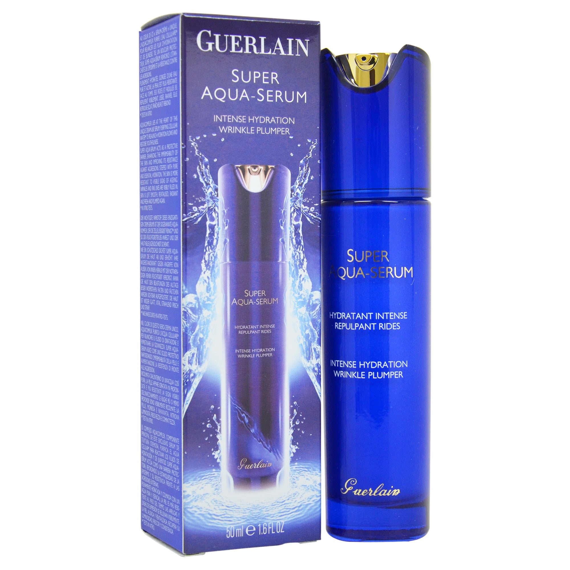 Guerlain Super Aqua Intense Hydration Wrinkle Plumper Serum - 1.6 oz ...