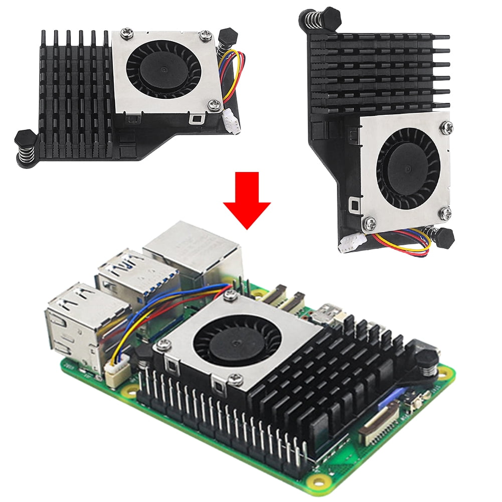 Disipador de calor ventilador Bsvklp para Raspberry Pi 5 | Walmart en línea