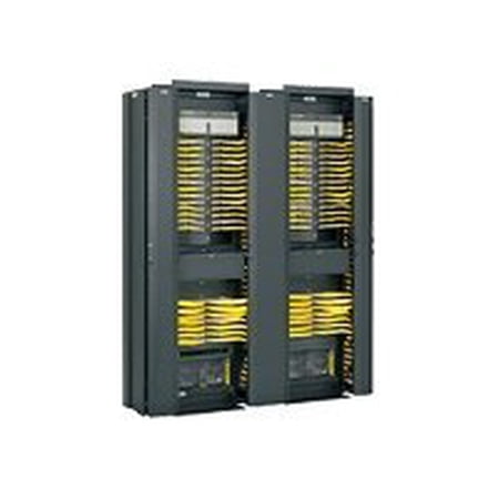 Panduit PRD12 Dual-Hinged Aluminum Cable Management Rack Door, Black ...
