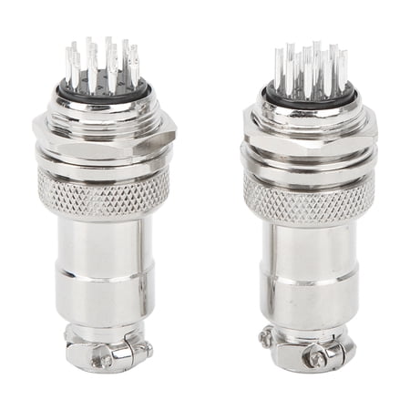 Aviation Plug Socket,2 Pcs Aviation Plug Male Female Aviation Connector ...