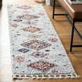 SAFAVIEH Morocco Audra Abstract Geometric Polyester Runner Rug, Cream ...