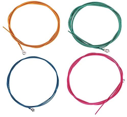 Bass Strings Colorful Electric Guitar Replacement String Set for 1.16mm ...