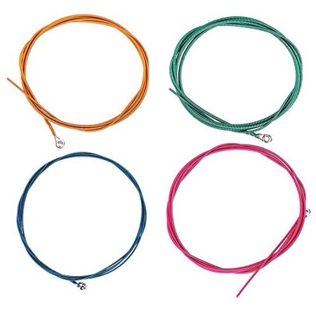 Bass Strings Colorful Electric Guitar Replacement String Set for 1.16mm ...