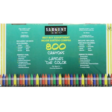 Sargent Art® Watercolor Crayons, 12 count & brush, Pack of 3 packs ...
