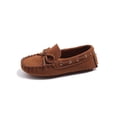Brown Kids Solid Color Princess Bow Loafers Flat Casual Soft Sole Shoes ...