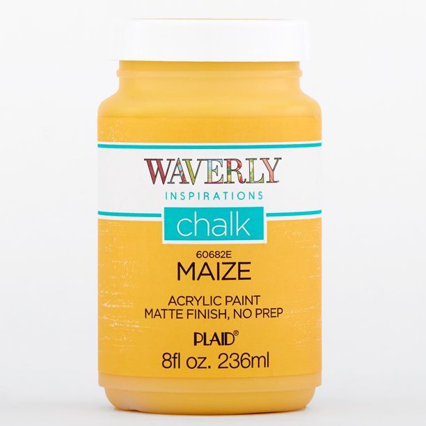 Waverly Inspirations 60682E Chalk Paint, Ultra Matte Finish, Maize, 8 ...