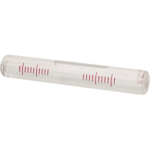 SPI 3-3/4" Long x 19/32" Wide, Level Replacement Vial Clear, Use With ...