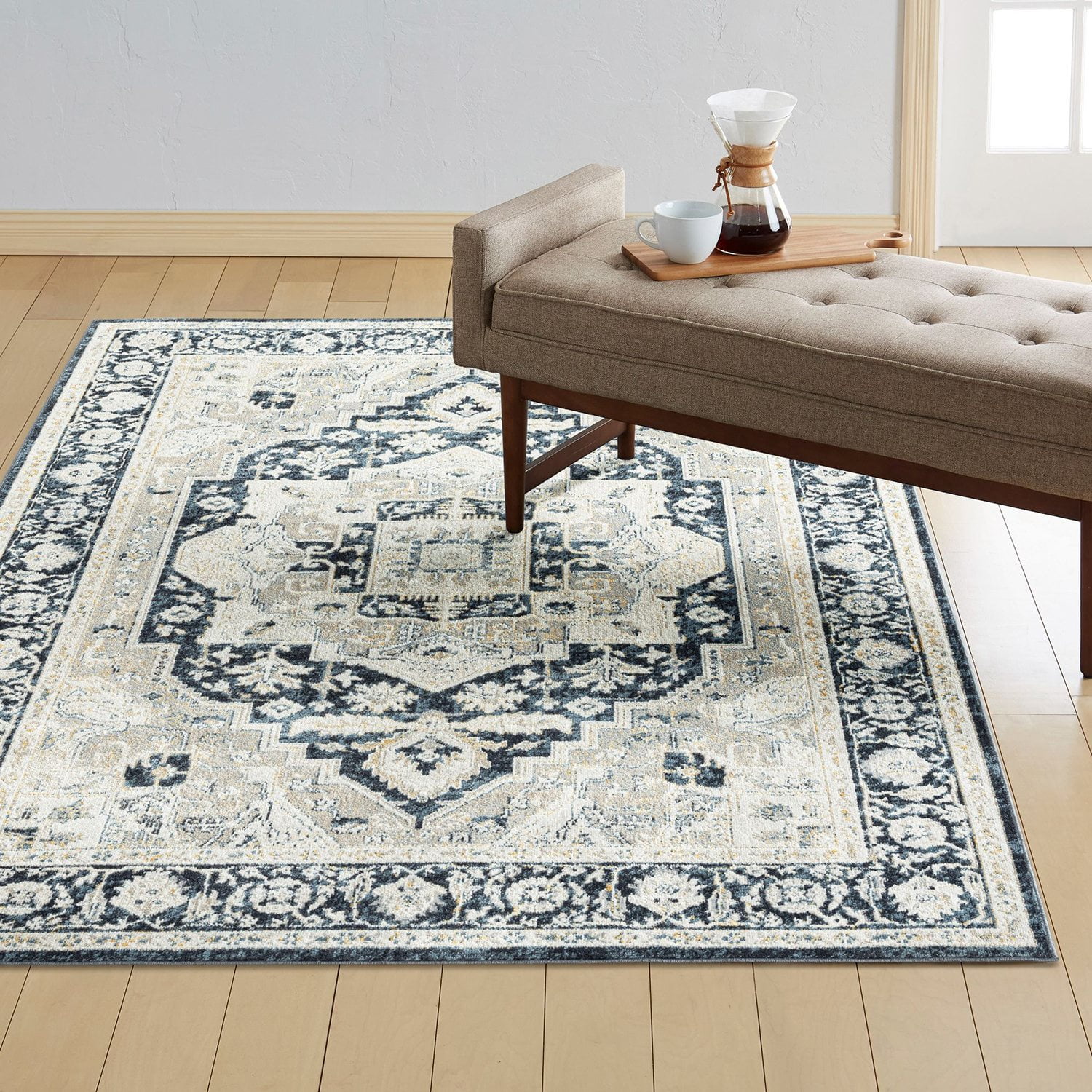 Everwash Treasure Rubia Washable Area Rug, Assorted Colors & Sizes ...