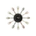 Decorative 3D Cutlery Utensil Spoon and Fork Wall Clock for Kitchen ...