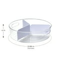 Mainstays Clear Lazy Susan Turntable with Removable Dividers - Walmart.com