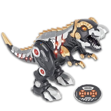 MABOTO Remote Control Dinosaur Toys, Walking Robot Dinosaur LED Light ...