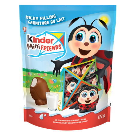 KINDER® Mini Friends, Milk Chocolate with a Milky Filling, Easter Candy ...