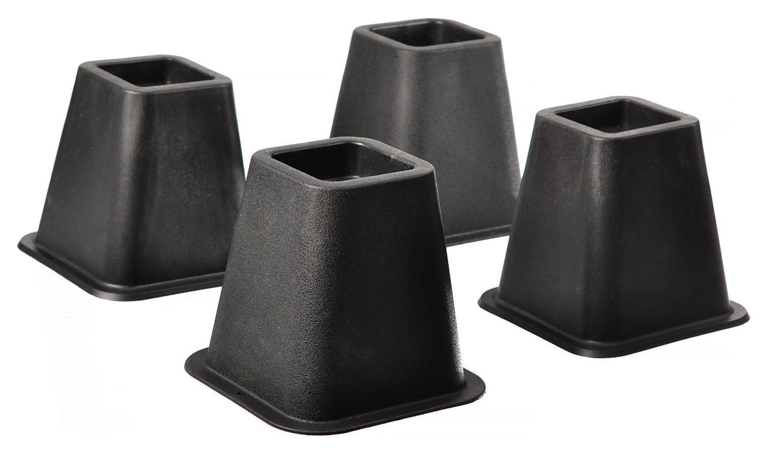 HAMON 4 PACK Furniture Risers Carbon Steel Heavy Duty Bed Risers Strong ...