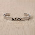 Bracelets Unisex Stainless Steel C Shape Adjustable Bracelet with ...