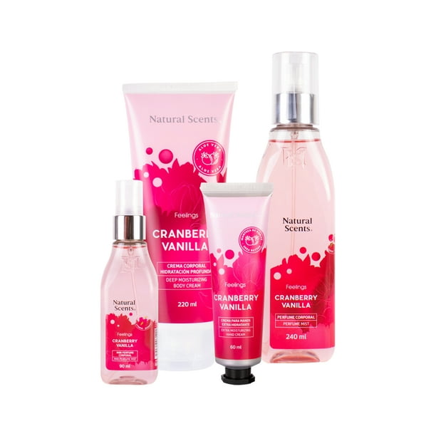 Kit de Regalo Perfume y Crema Corporal de dama Cranberry Vanilla ...