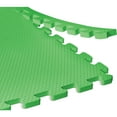 Norsk 24 sq ft Interlocking Foam Floor Mat, 6-Pack, Green - Walmart.com
