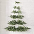 27.5inch Christmas Tree Wall Decor,Handmade Wall Mounted Christmas ...