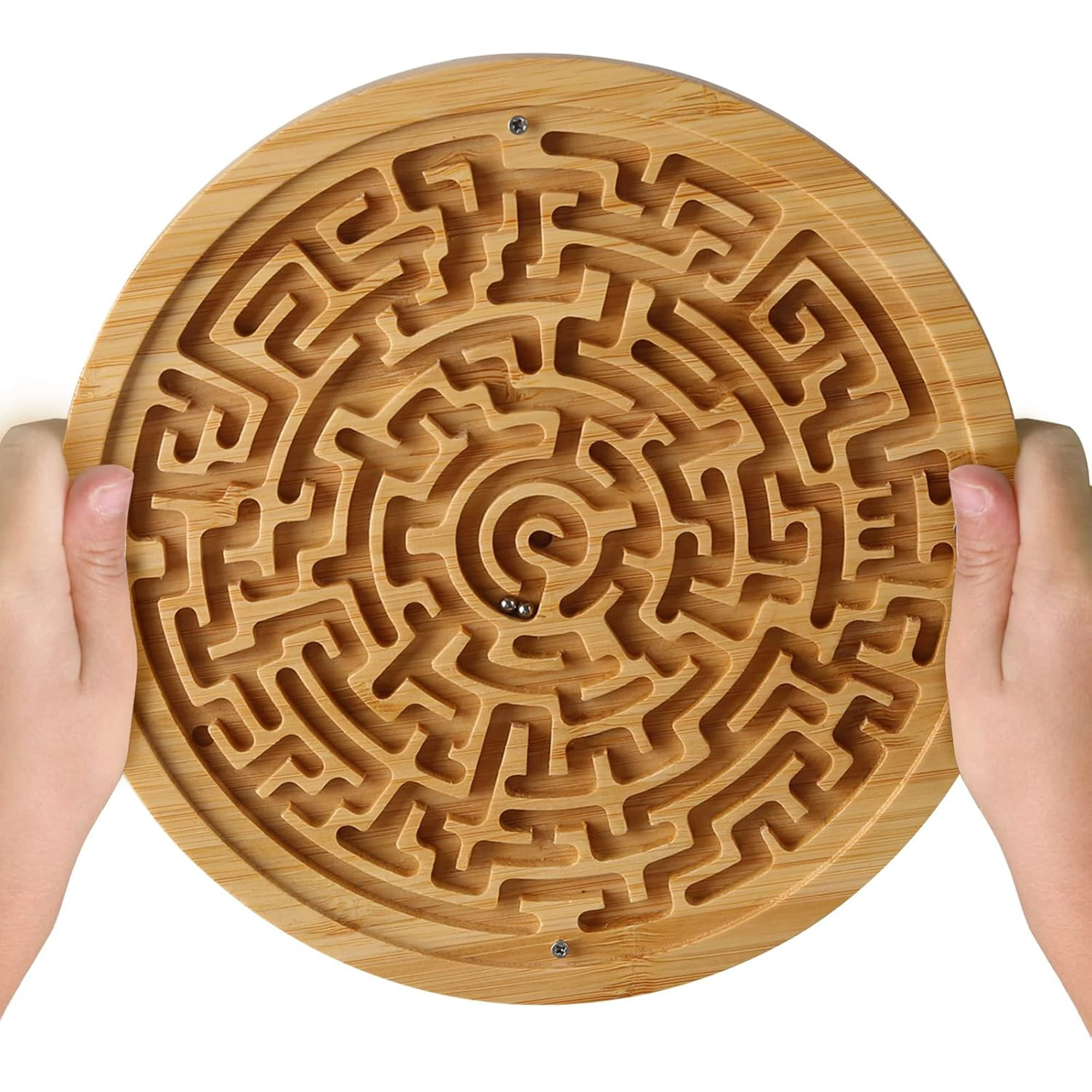 Click here for Ld Seller Round Wooden Labyrinth Game - Marble Maz... prices