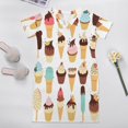 A Collection of Different Ice Creams Loose Pocket Dress Dresses Summer ...