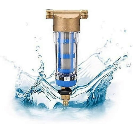 Reusable spin-Down sediment water filter - Water filter - External ...