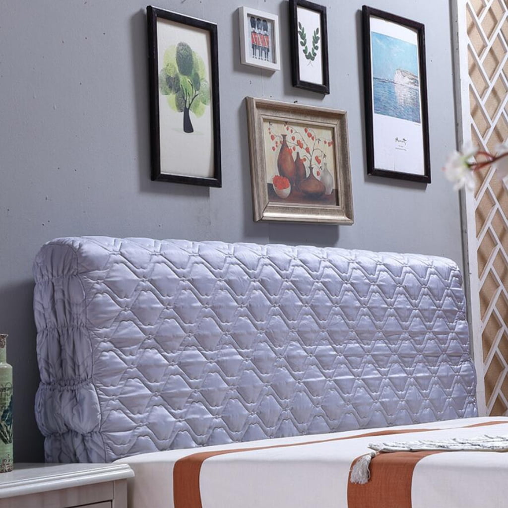 Protector de cabecera de cama Soledad Cubierta de los cabeceros de la cama gris | Bodega Aurrera ...