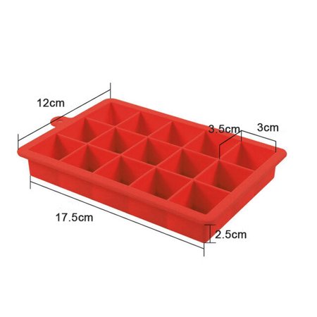 4/6/8/15 Grid Big Ice Tray Mold Giant Jumbo Large Food Grade Silicone ...