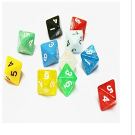 5PCS/set Number Eight-sided Dice Board Game Dice Counter | Walmart Canada