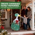 23-Inch Cement Goose Outdoor Garden & Patio Goose Statue Clothing ...