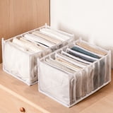 HomeDM Clearance! 3pcs Mesh Clothes Organizer, Folded Clothes Organizer ...