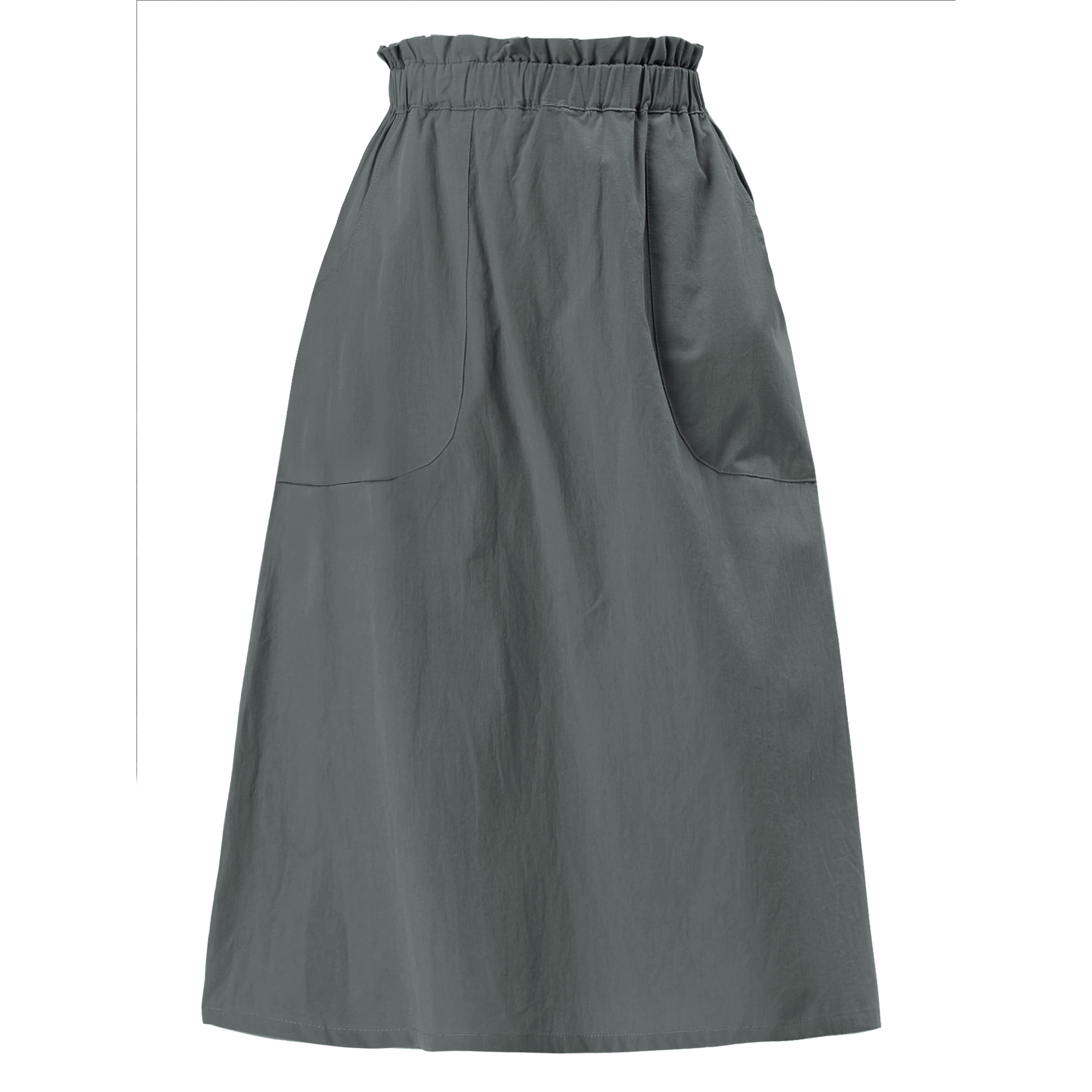 Click here for Inspire Chic Womens Cotton Skirt Elastic Waist Cas... prices