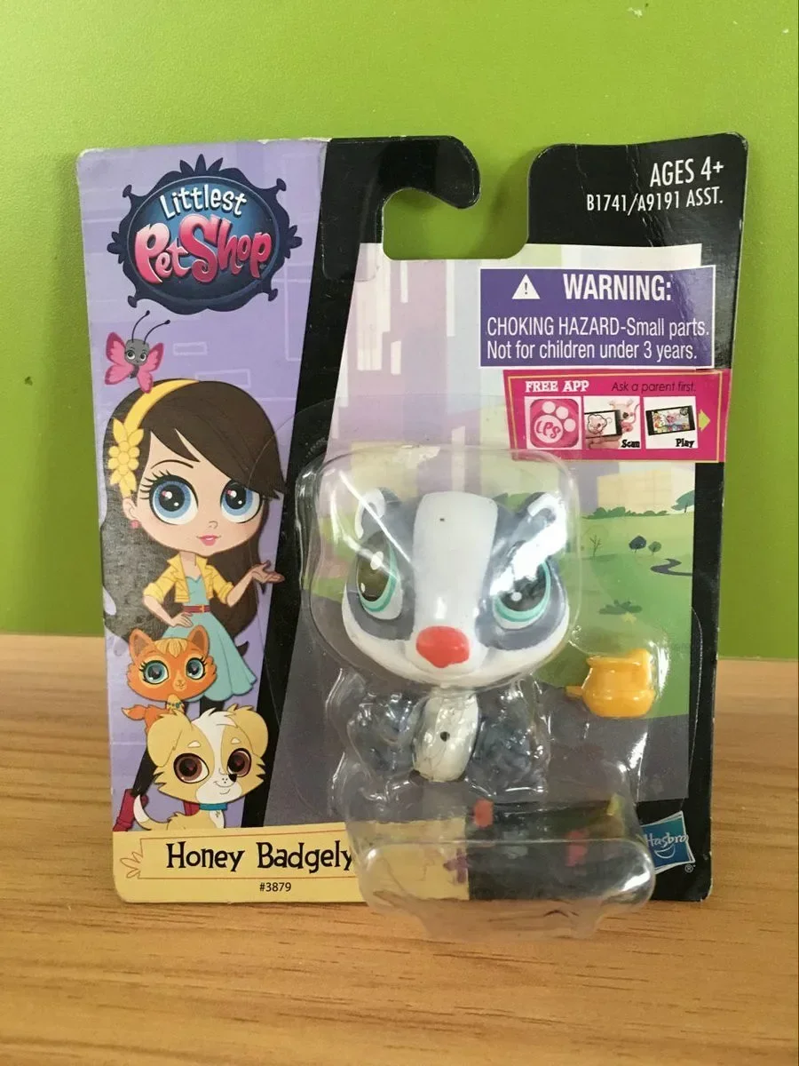 Hasbro Littlest Pet Shop figuras de acción LPS Cat Dog Monkey Animal ...