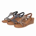 2026 New European and American Style Women's Brown Rhinestone ...