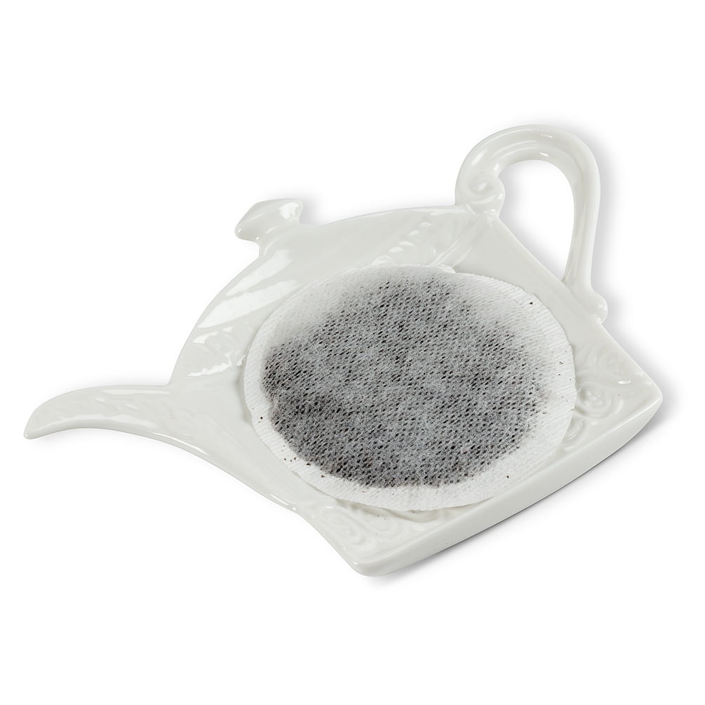 Set of 6 Teapot Teabag Plate - Walmart.com