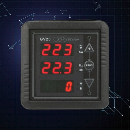 Generator Frequency Tester, 3-Digit Power Factor Generator Digital ...