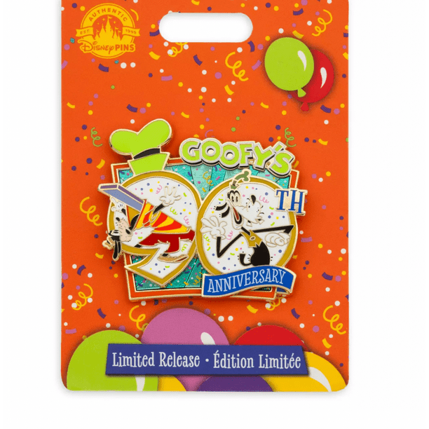 Disney 90th Anniversary Goofy Pin Limited Release New with Card ...