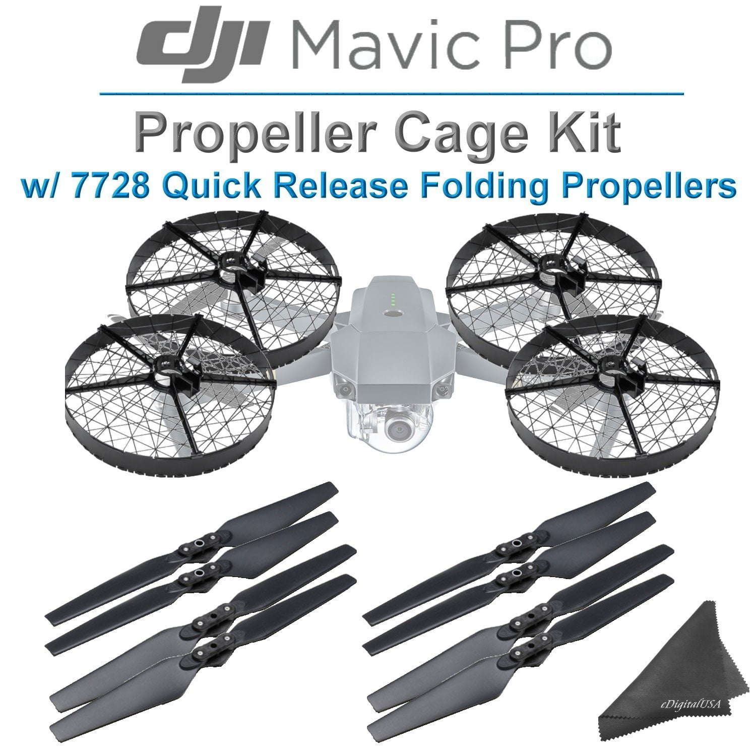 DJI Propeller Cage for Mavic Pro Quadcopter, CP.PT.000592, +4 Sets of ...
