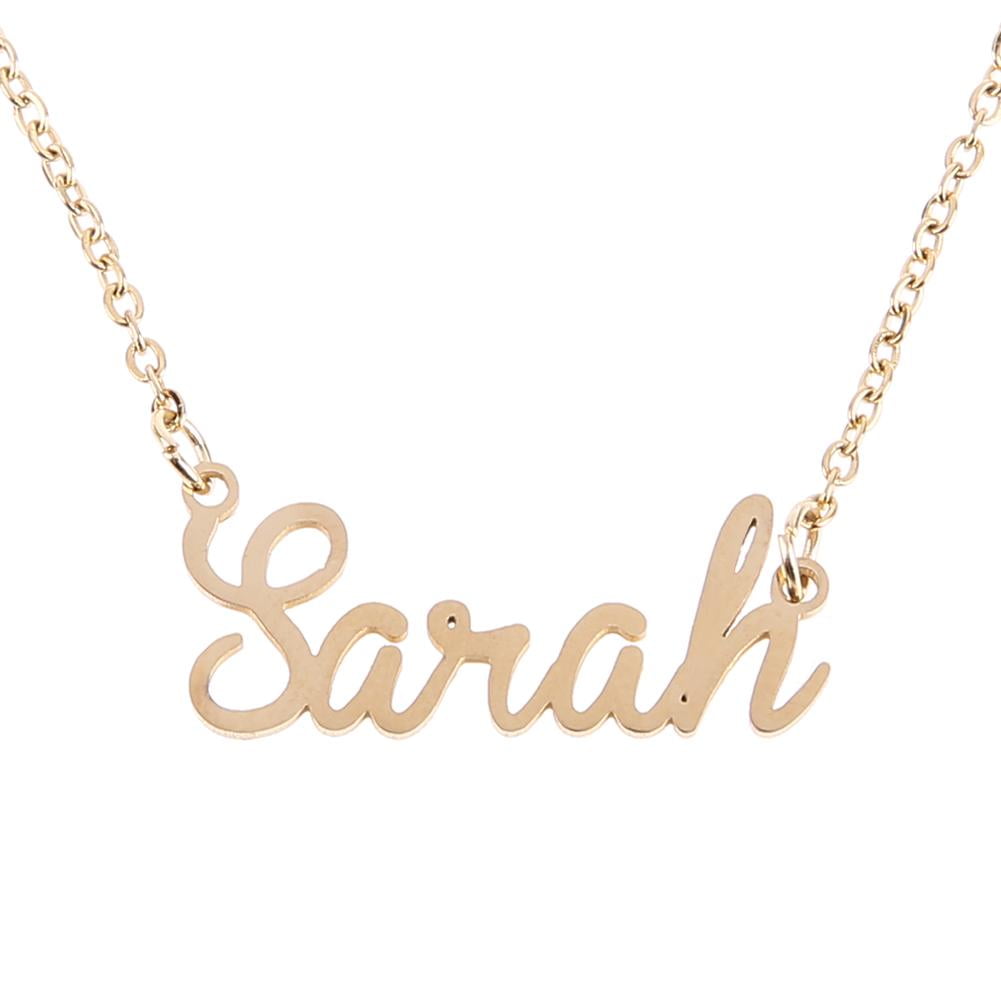 Sarah Name Necklace