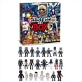 Skibidi Toilet Holiday Advent Calendar 2024, 18 Pcs Random Figure ...