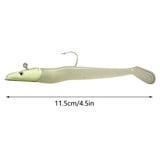 BE-TOOL 1/5Pcs Soft Fishing Lure PVC Material Fishing Baits with Barbed ...