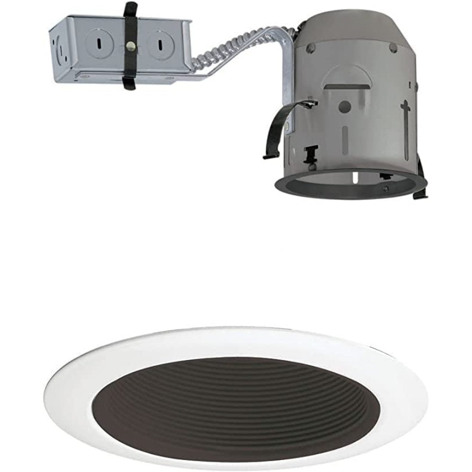 HTYSUPPLY TC1R & 14B-WH Combo 4-Inch TC rated Remodel Recessed Housing ...