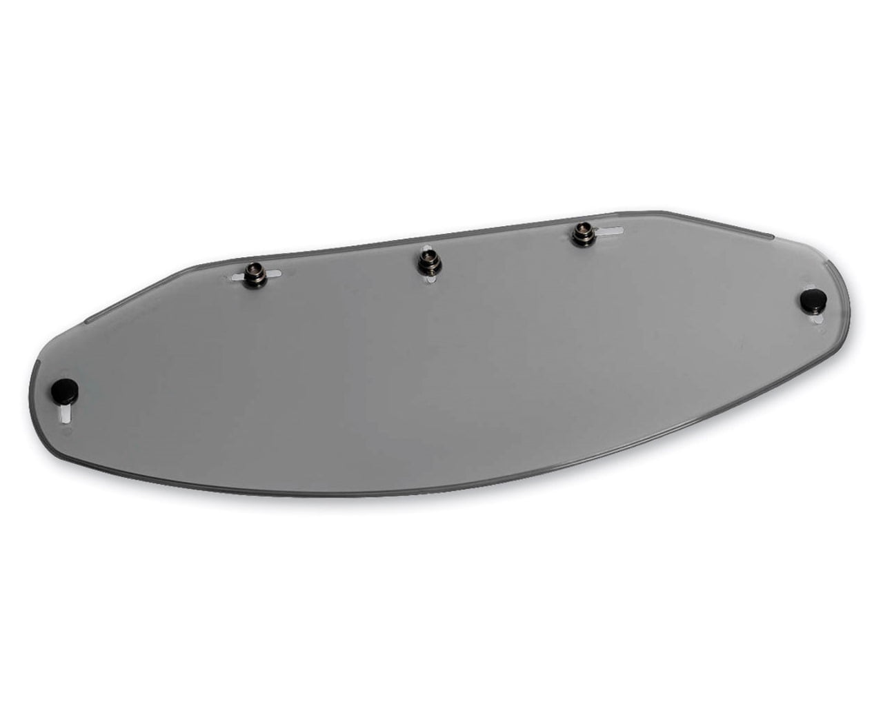 Echo Five-Snap Flat Shield - Open Face Helmets - SMOKE - Walmart.com