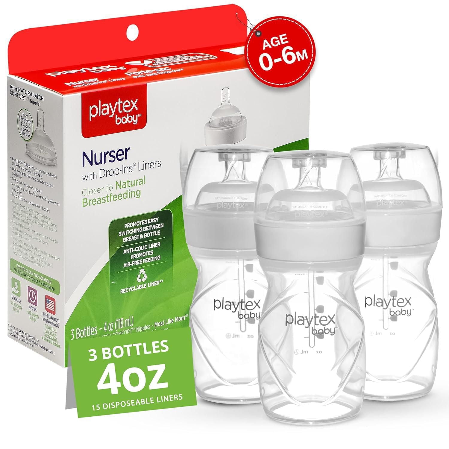 Click here for Playtex Baby Anti-Colic  Reduce Gas  Air Free Nurs... prices